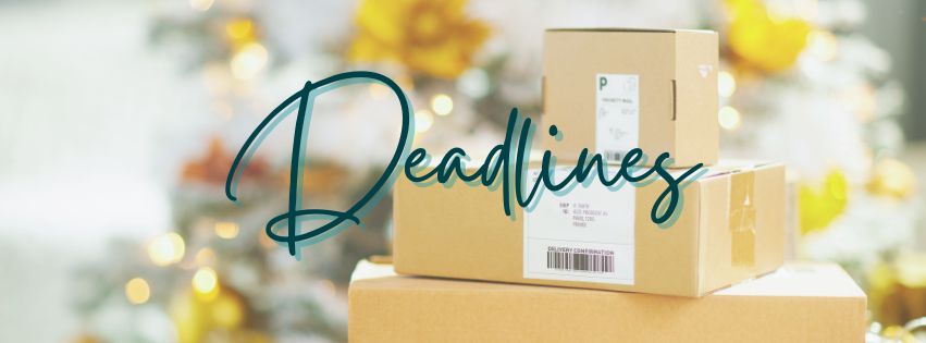 2025 Shopping Deadlines